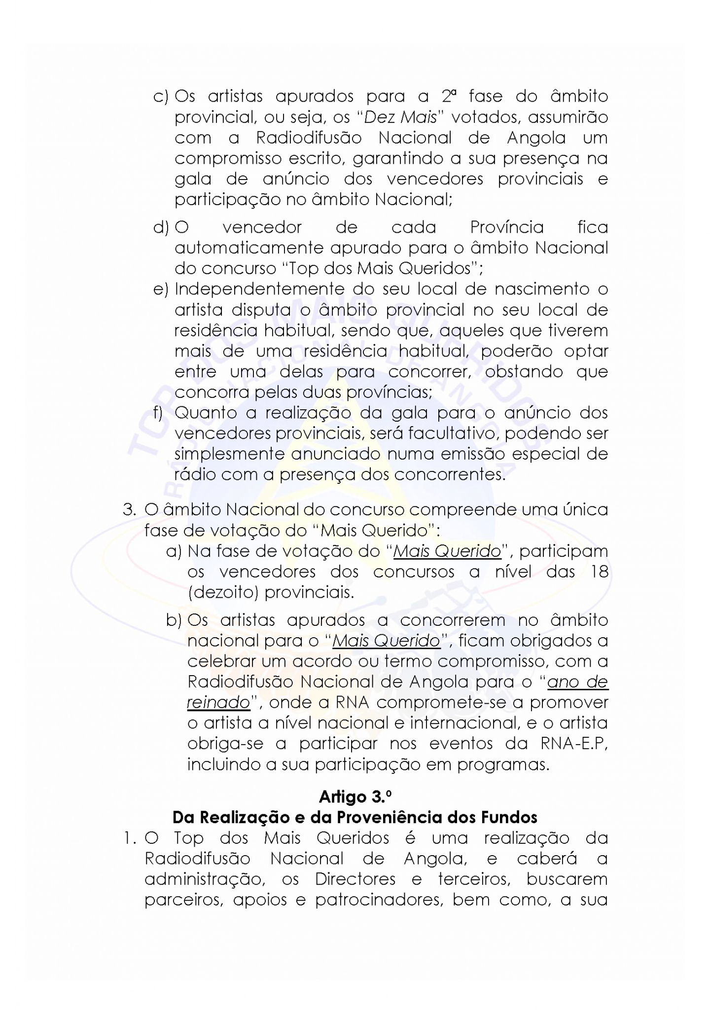 TOP DOS MAIS QUERIDOS 2021 – RNA