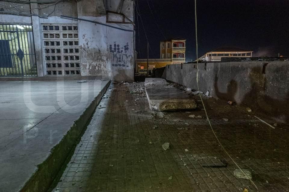 Viga do prédio do lote 9 desaba e provoca pânico entre os moradores do ...