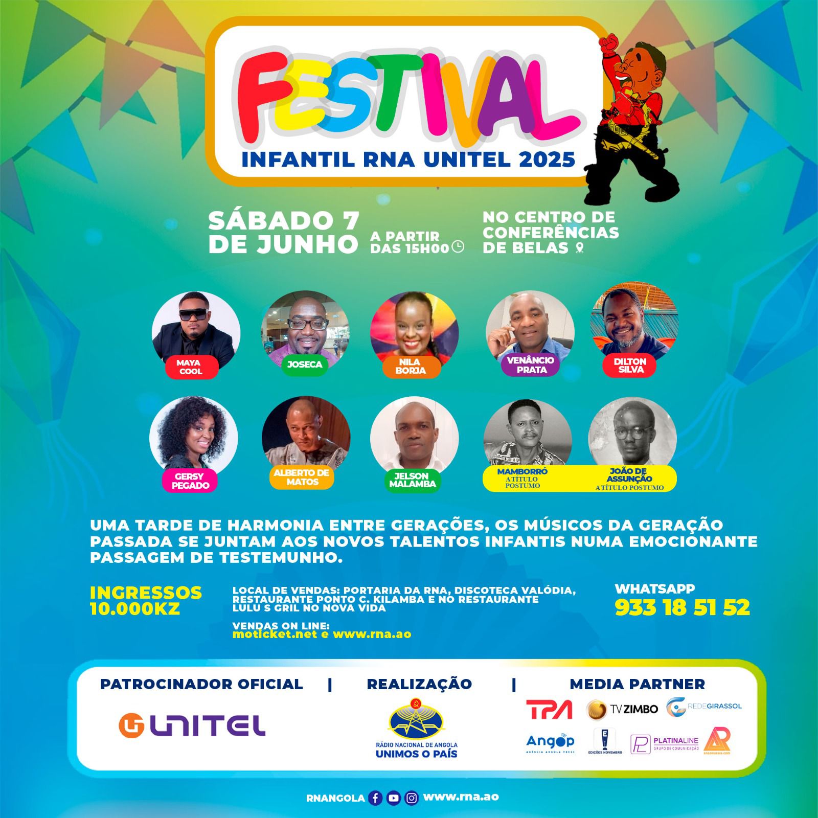 Festival Infantil RNA – Unitel 2025 – RNA